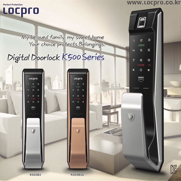 Khóa cửa thông minh Hàn Quốc LocPro K500F